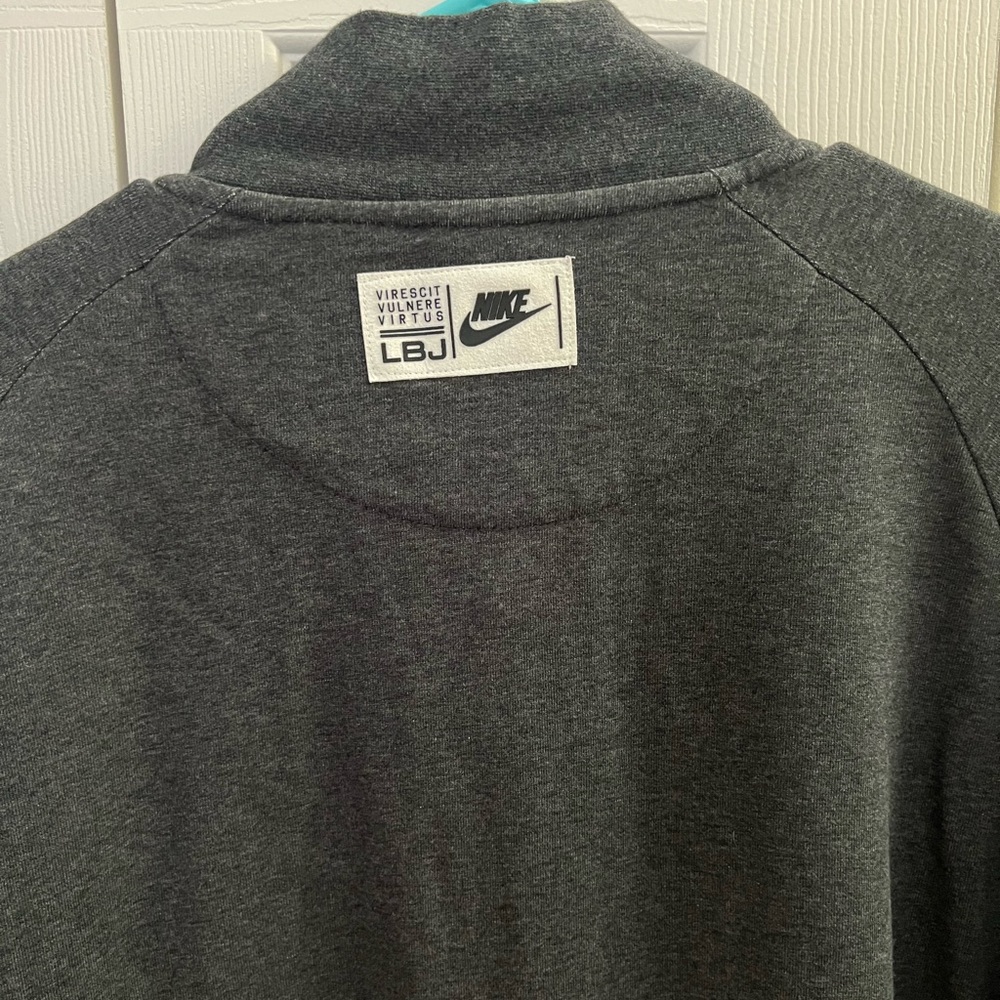 Mens Nike Lebron James Track Jacket Gray - Gem